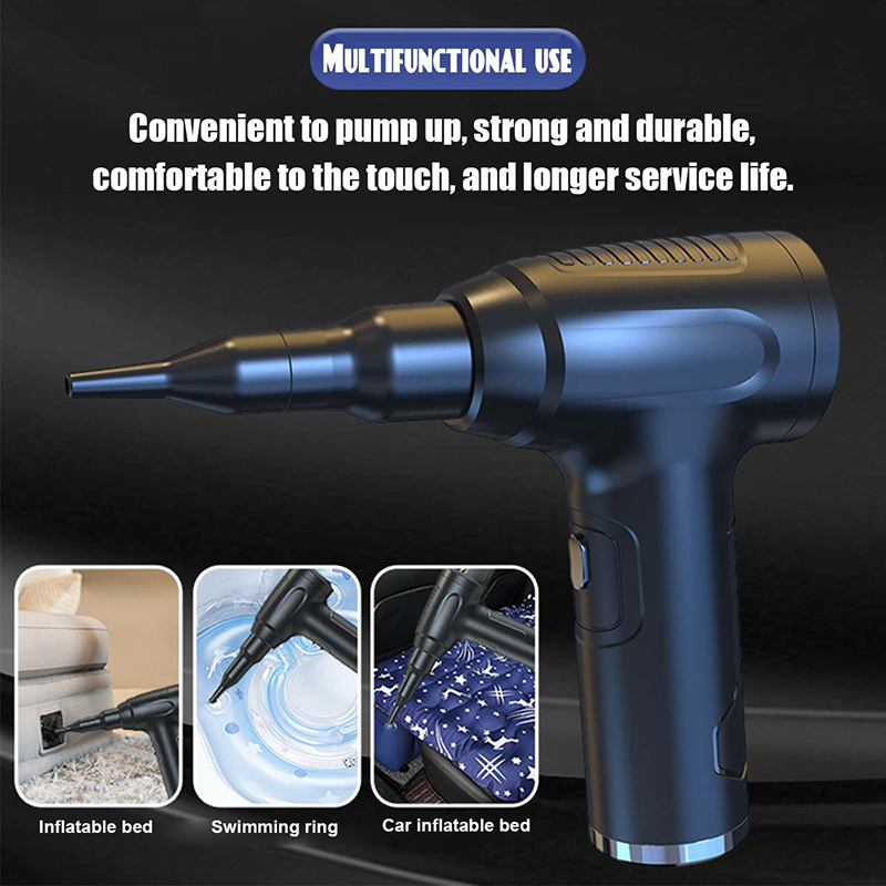 2-in-1 blowing and suction for 2 purposes Handheld Cordless Air Duster ...