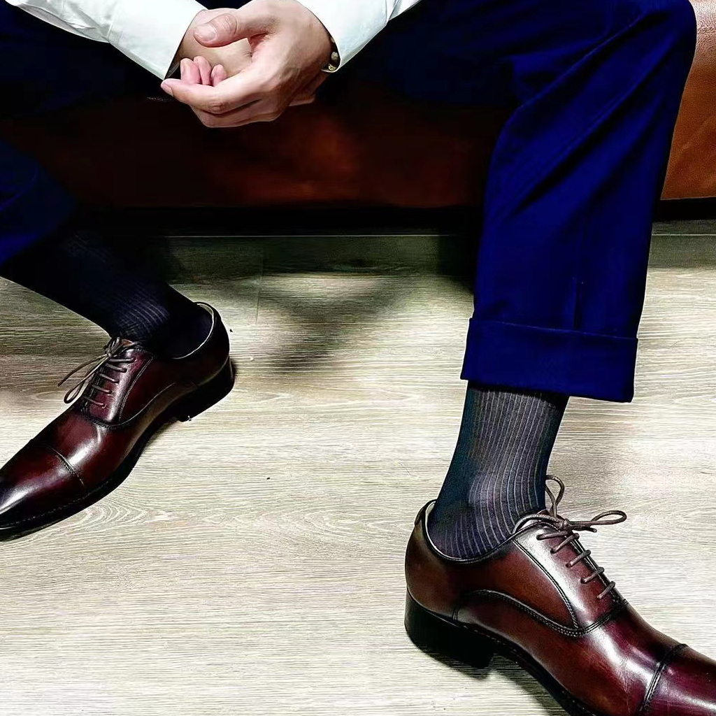 Tube Socks Men Sheer Stockings Ultra Thin Erotic Formal Wear Socks Man ...