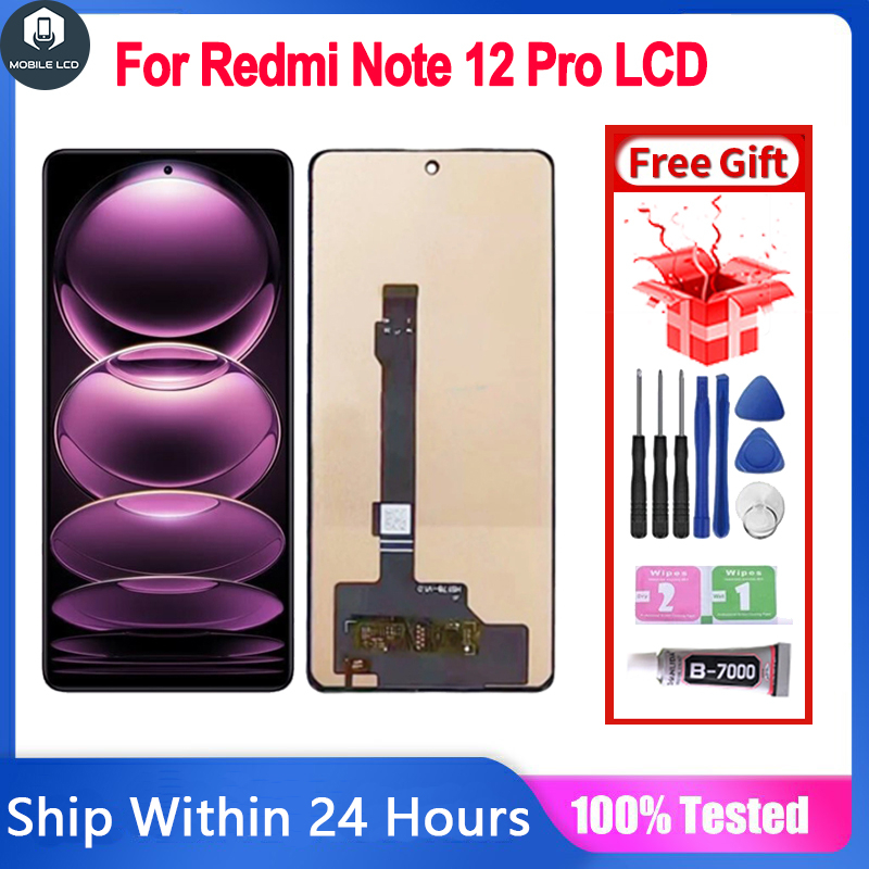 Original LCD Compatible For Xiaomi Redmi Note 12 Pro 4G/5G LCD Screen ...