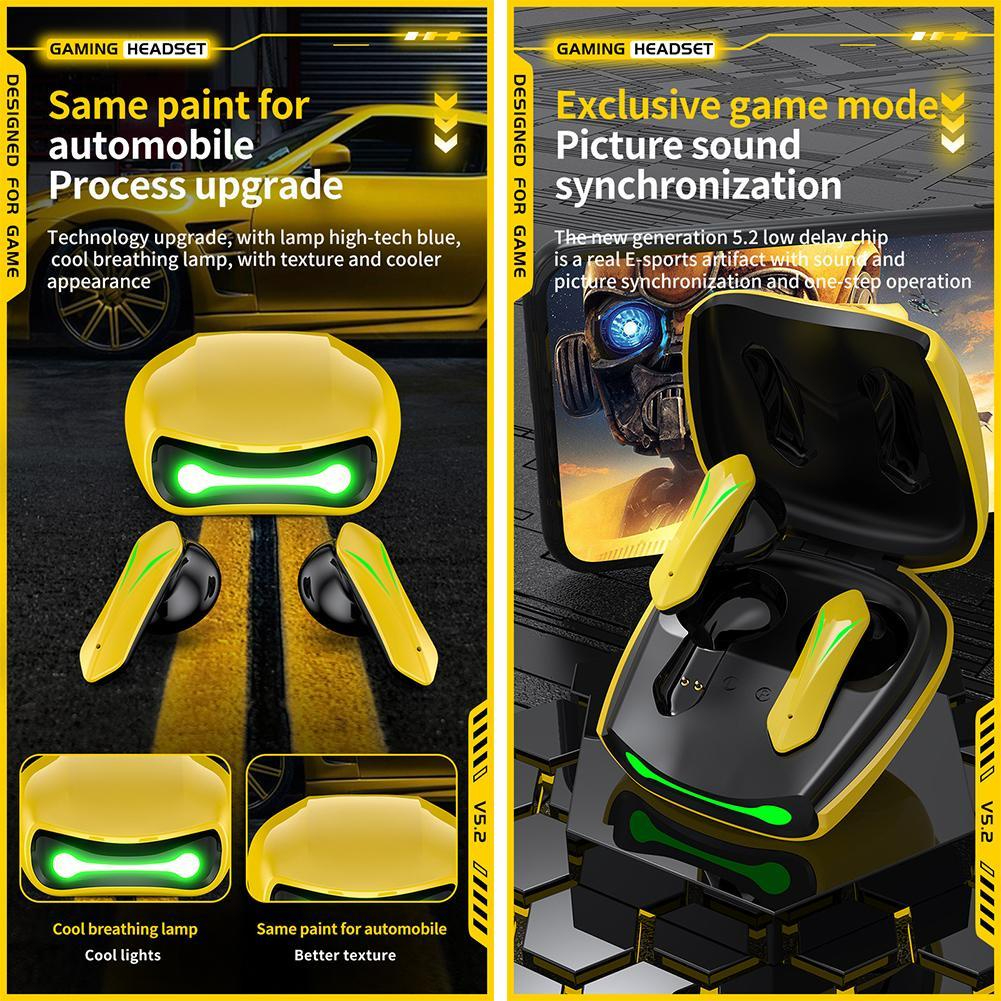 TWS Bluetooth headset Latest Bumblebee Gaming Low Latency Wireless ...