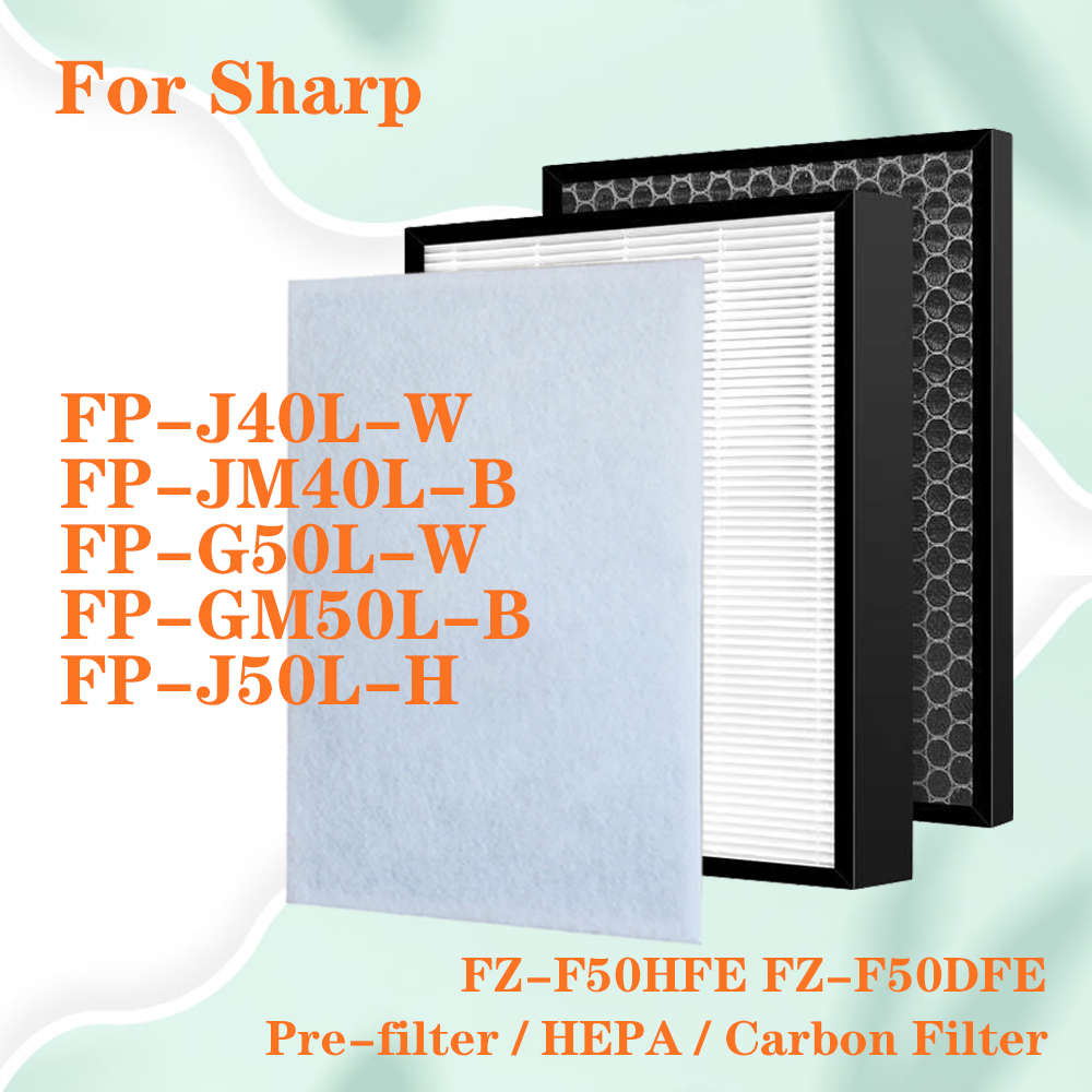FZ-F50HFE FZ-F50DFE For SHARP Air Purifier FP-J40L-W FP-JM40L-B FP-G50L ...