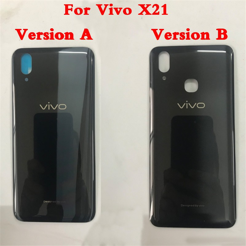 For VIVO X21 X21A Battery Cover Back Glass Case Rear Housing Door For VIVO X21 UD Battery Cover ...