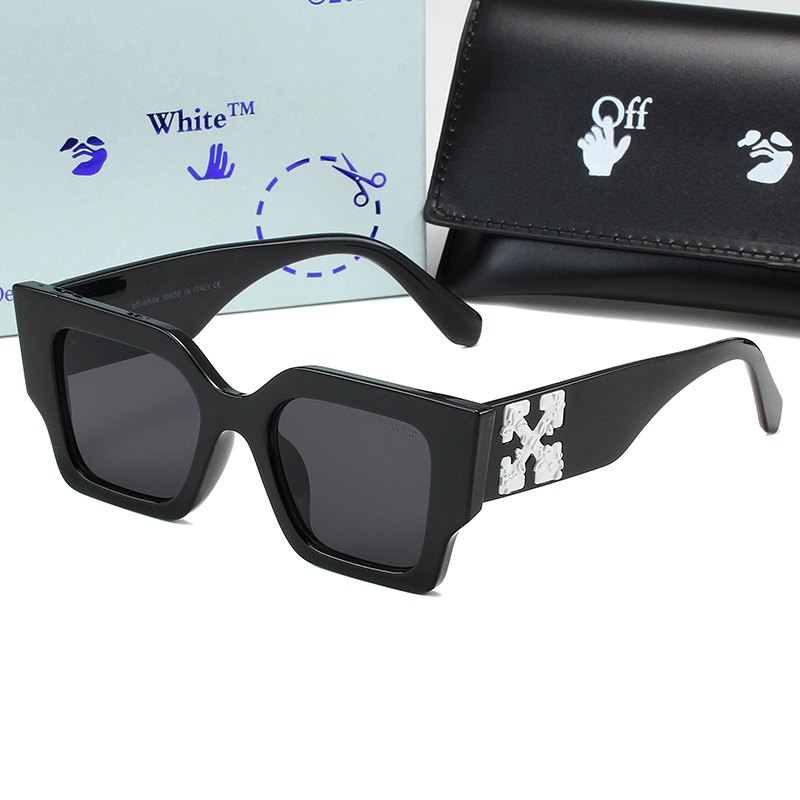 2024 New Fashion Off White Square Frame Shadow Sunglasses Men's Women's ...