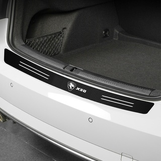 Car Trunk Protection Strip Sticker Carbon Fiber Car Logo Bumper Trim ...