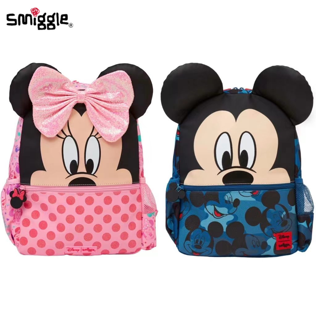 Smiggle Junior Character Hoodie Backpack school bag Collection | Shopee ...
