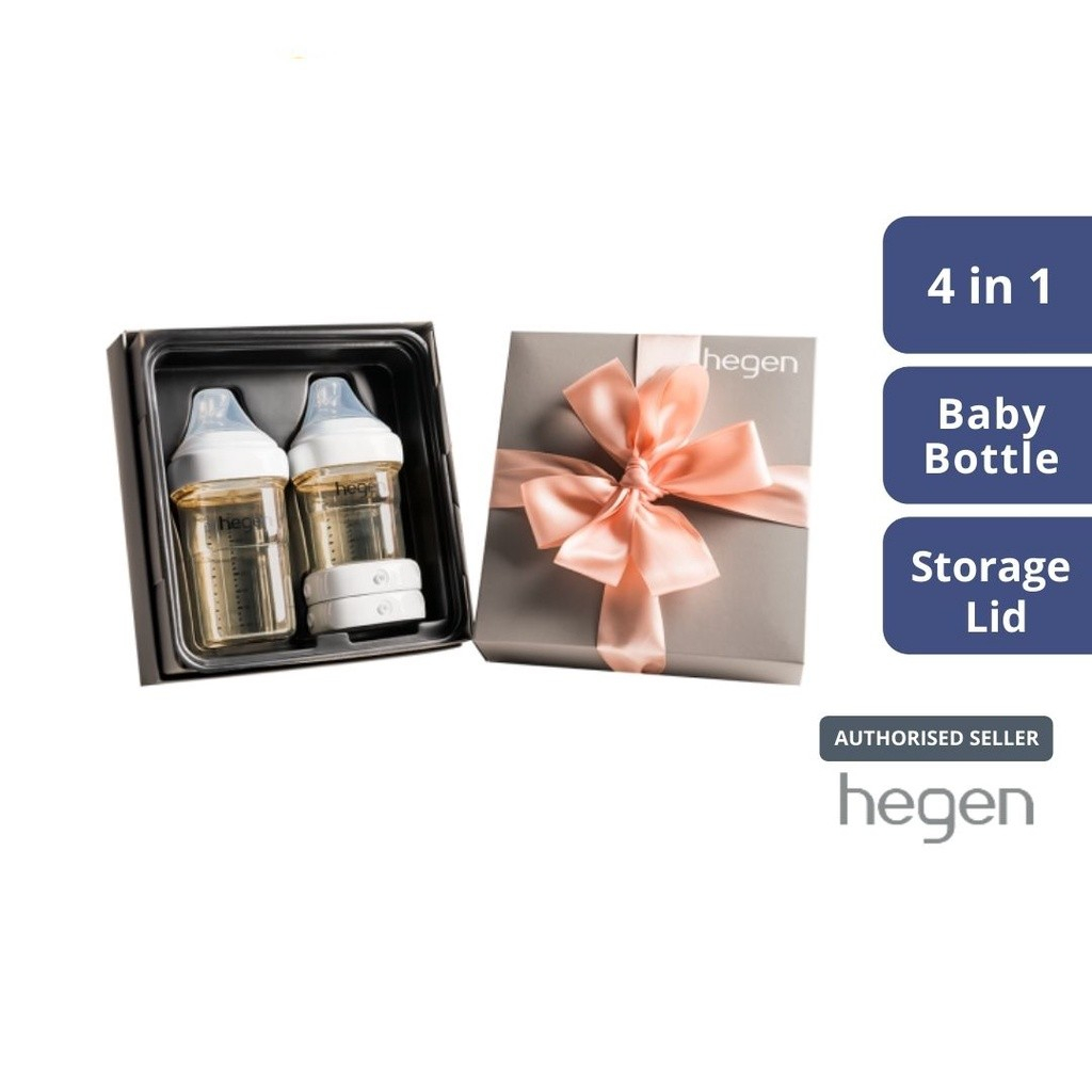 Hegen PCTO Basic Starter Kit PPSU (5oz Feeding Bottle + 8oz Feeding Bottle + 2 x Milk Storage ...