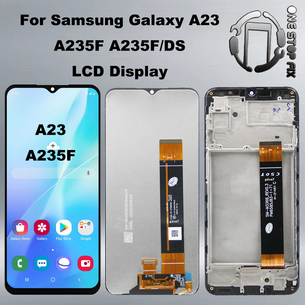 Original A23 Display screen with Frame, for Samsung Galaxy A23 A235 ...