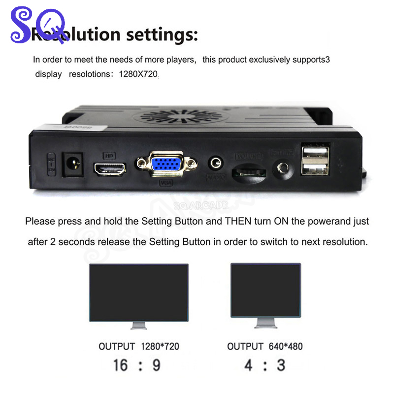 Pandora Saga Arcade Joystick 8800 in 1 Multi Game Mainboard HDMI VGA ...