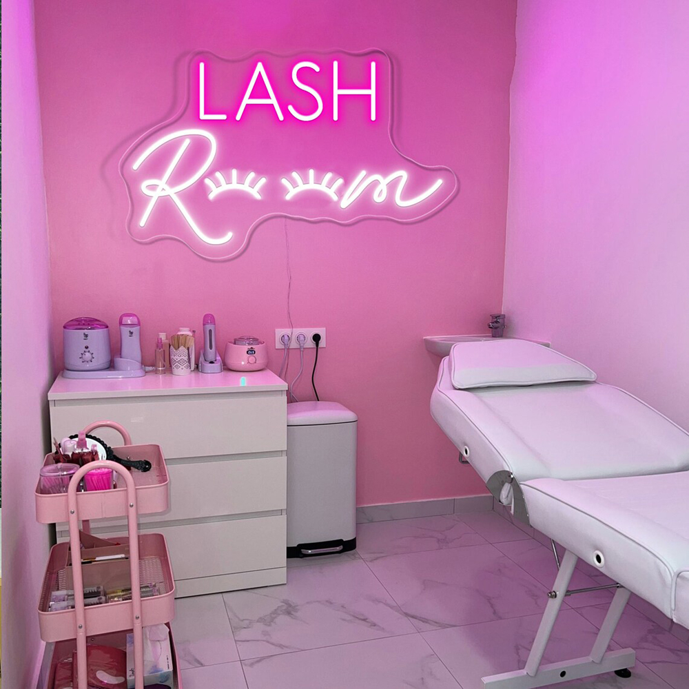 Lash Room Neon Sign,Lash Room Wall Decor,Custom Neon Sign,Lash Salon ...