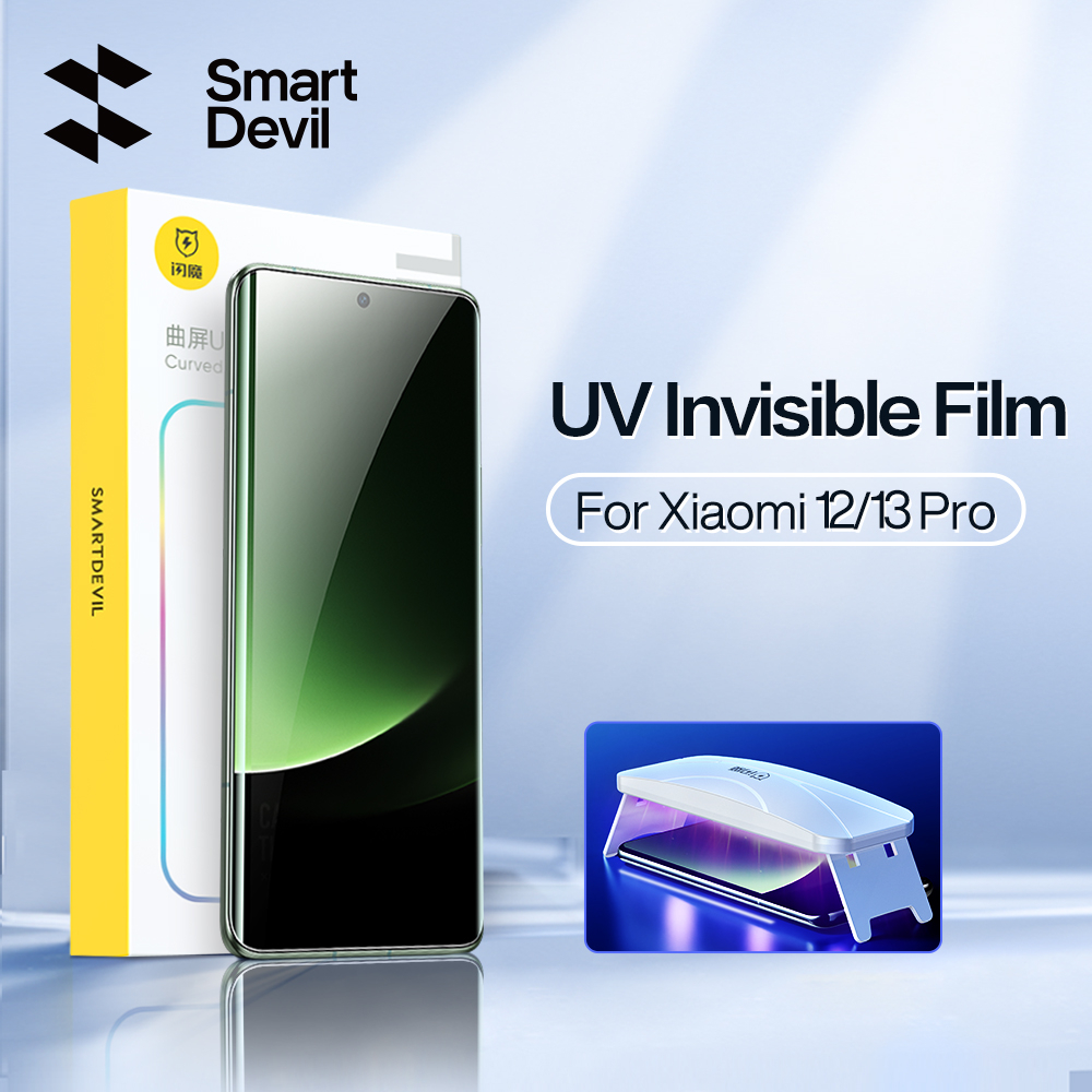 SmartDevil AR UV Tempered Glass For Xiaomi 13 Pro/Xiaomi 12 Pro Full Screen HD Fingerprint ...