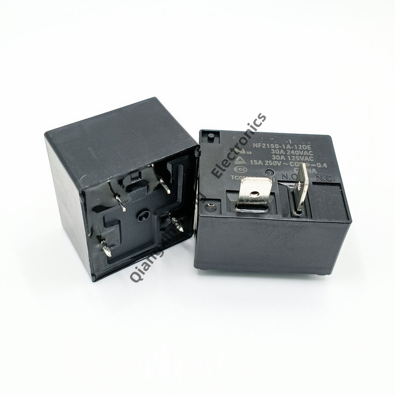 Mini Electronic Relay HF2160-1A-12DE 12VDC 30A 4 Pin Air Conditioning ...