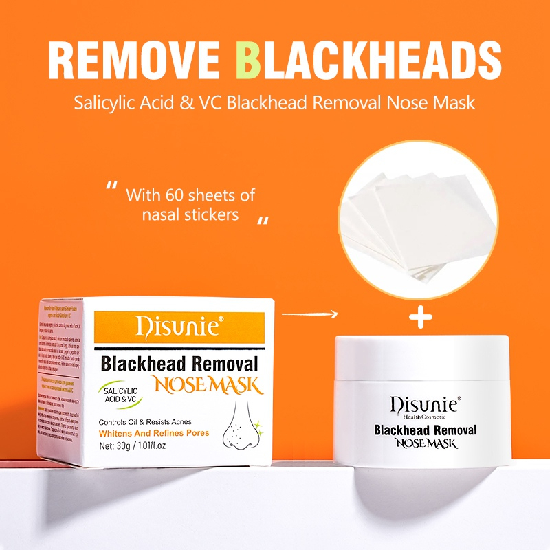 Salicylic Acid Blackhead Removal Nose Mask Oil Control Deep Cleaning