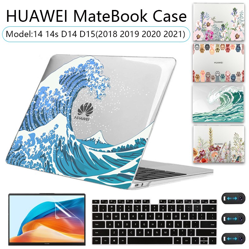 HUAWEI MateBook D15 D14 14 Laptop CASE MagicBook X14 X15 Case Soft Hard ...
