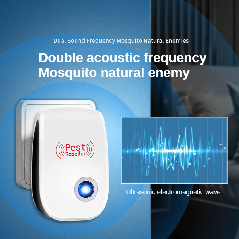 Electronic Pest Reject Ultrasonic Repeller Home Bug Rat House lizard ...