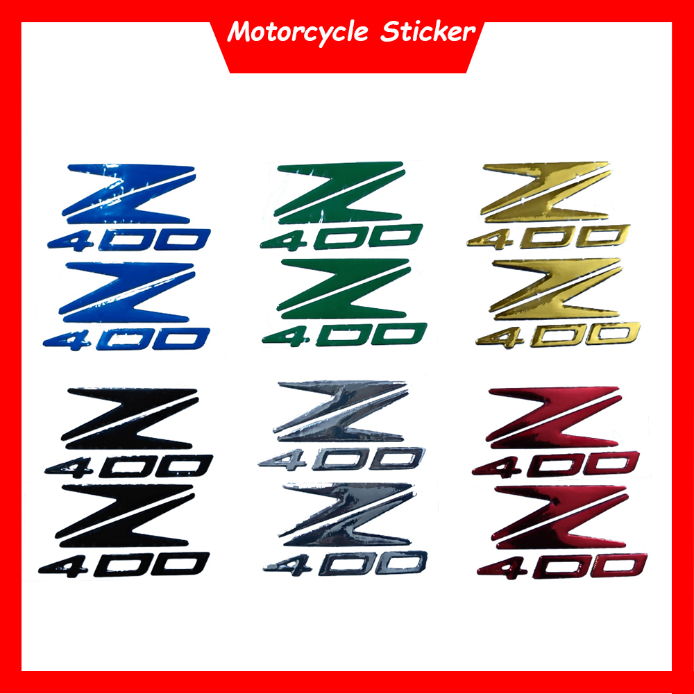 For Kawasaki Ninja Z400 Z 400 Motorcycle 3D Emblem Badge Decal Tank ...