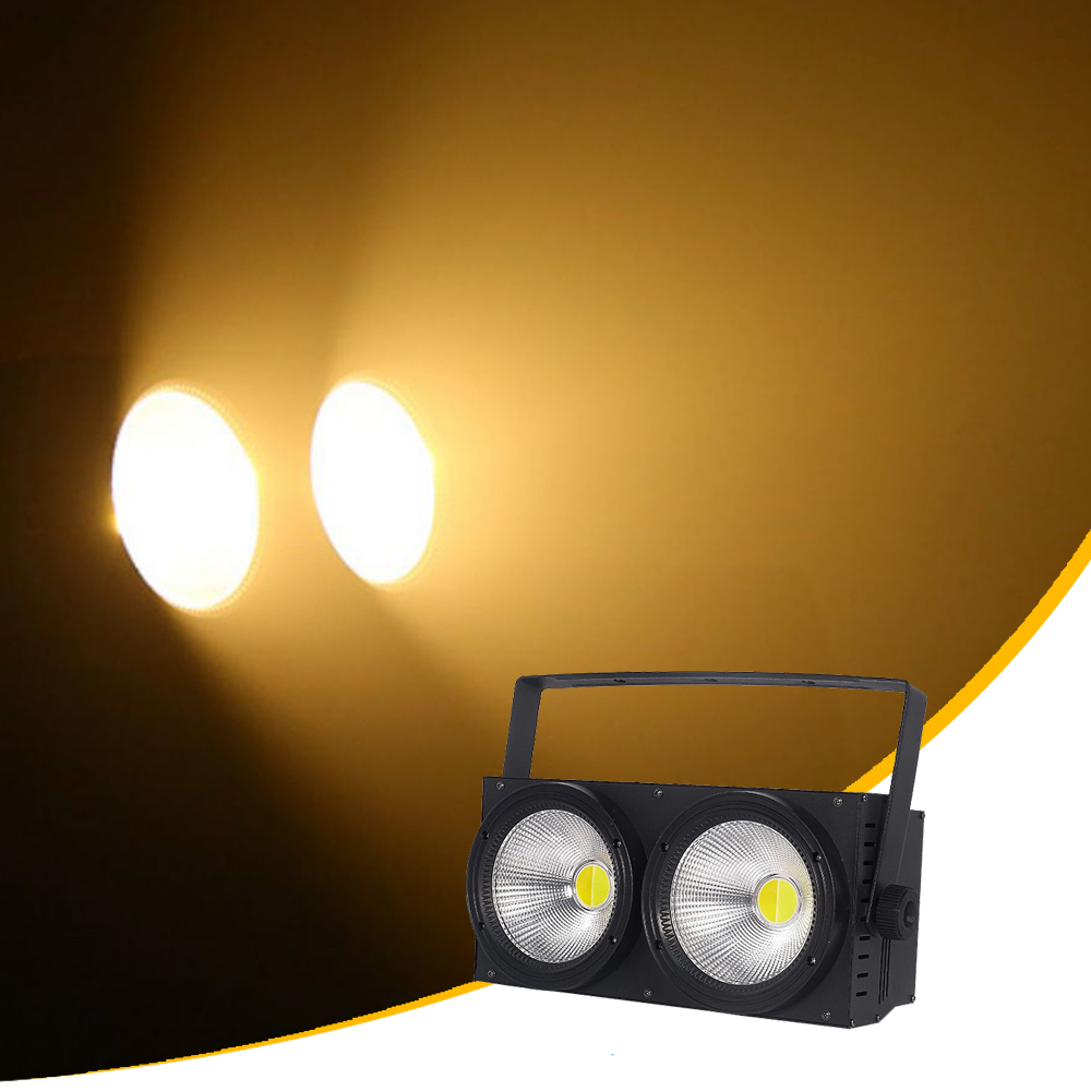 2 Eyes Blinder COB Surface Light 200W White/Warm White Led ParCans For Disco Party DJ Wedding ...