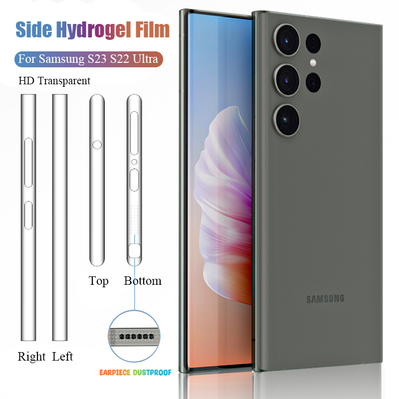 Anti-Scratch Phone Side Sticker For Samsung Galaxy S25 S24 S23 S22 ...