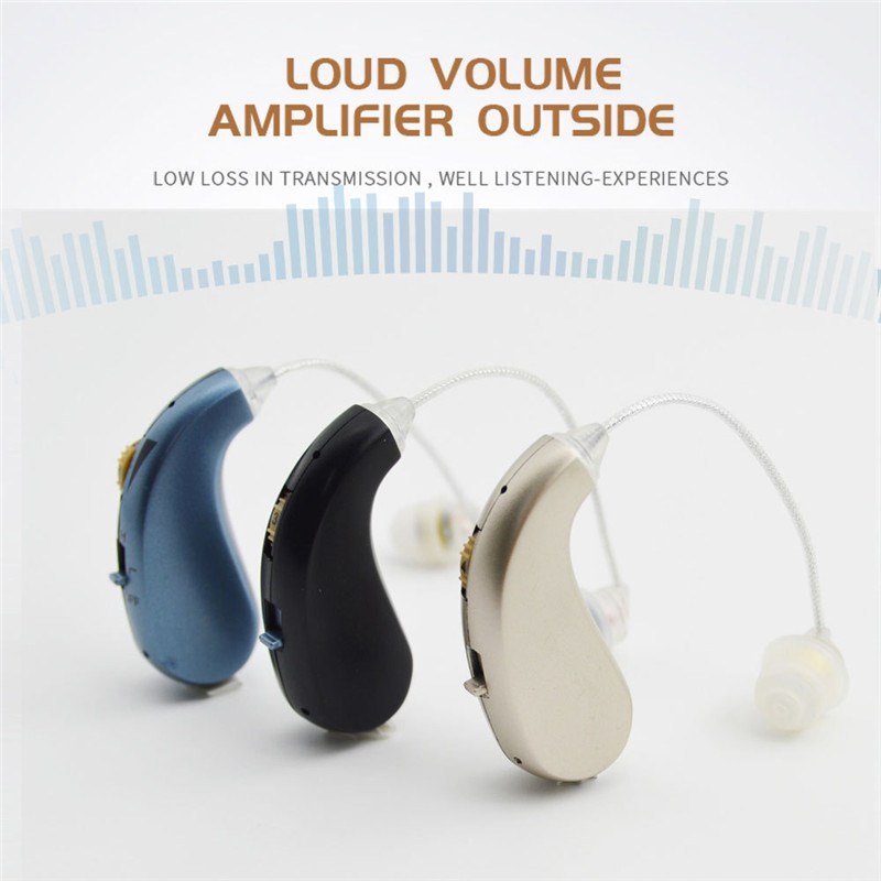 Rechargeable Battery Hearing Aids Hearing Aid Behind Ear Clear Sound ...