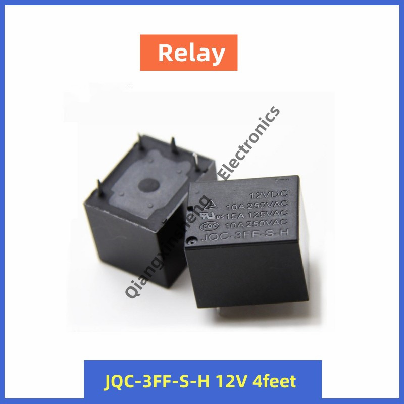 Relay 4 Pin JQC-3FF-S-H 10A 12VDC 24VDC Relay | Shopee Malaysia