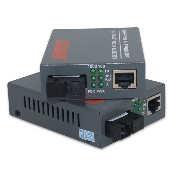 Gigabit Fiber Optical Media Converter Single Mode Single Fiber SC Port ...