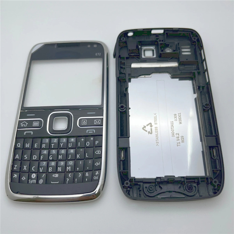 Full Complete Mobile Phone Housing Cover + English Keypad For Nokia E72 ...