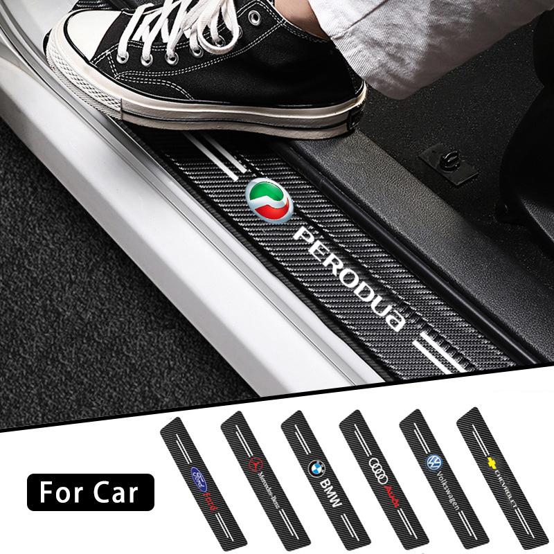 Car threshold bar Door anti-step sticker Welcome pedal protection ...