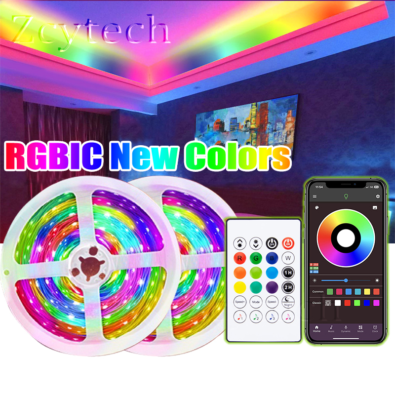 LED Strip Light Bluetooth RGB 5V USB LED Light strip Flexible LED Lamp ...