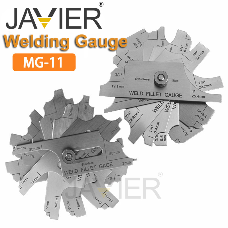 MG-11 metric inch Cam type weld gauge Fillet Type Master Weld Gauge Weld fillet gage Fillet Gage ...