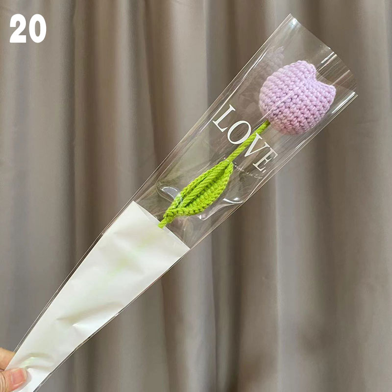 1Pc Crochet Flower Creative Wool Knitted Finished Handmade Product ...