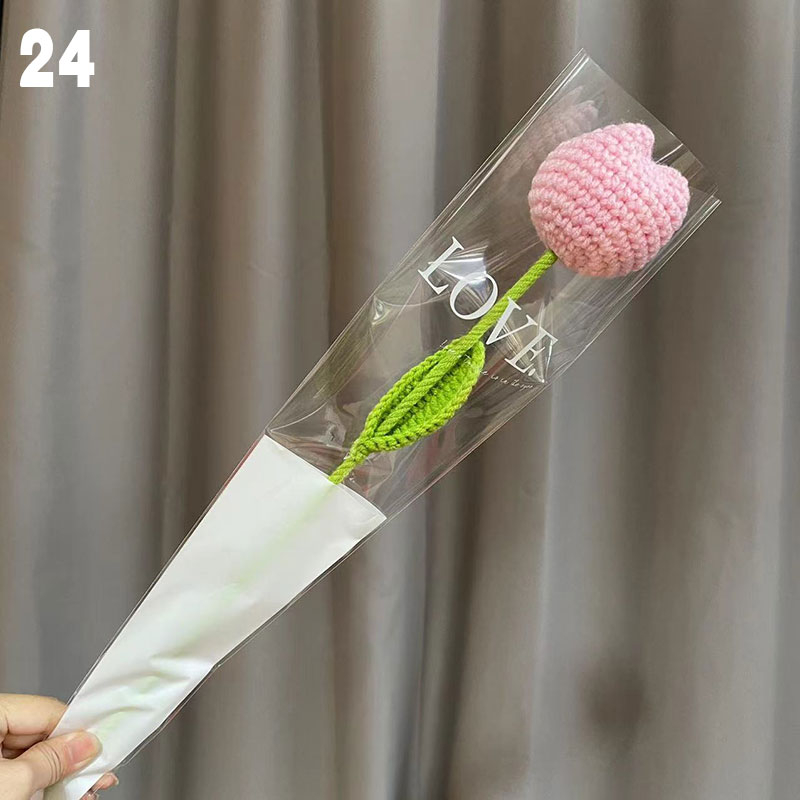 1Pc Crochet Flower Creative Wool Knitted Finished Handmade Product ...