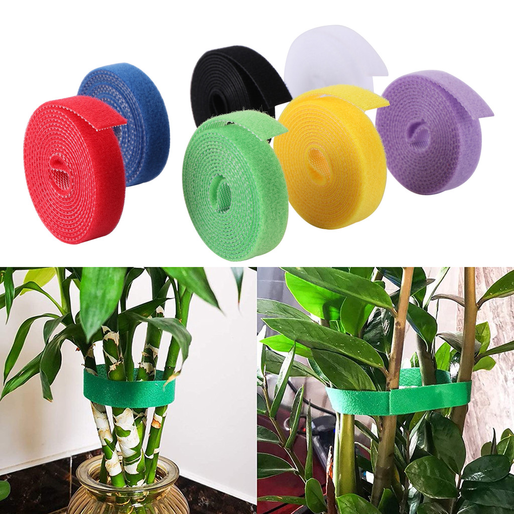 2m Nylon Plant Bundle Ties Home Garden Plants Shape Support Bandage ...