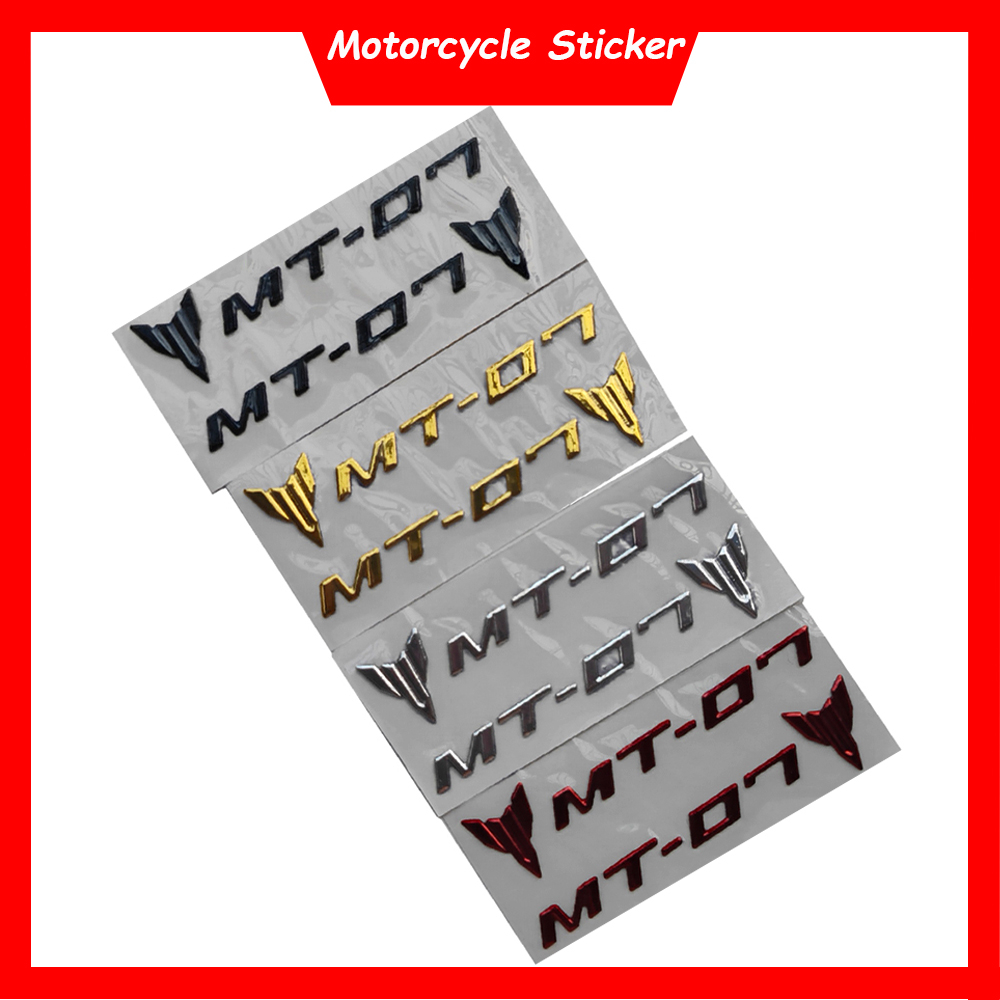 Motorcycle 3D Emblem Badge Decal Tank Wheel Sticker Soft Reflective ...