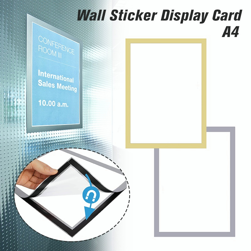 Multiple A4 Magnetic Display Board A5 A6 Magnetic Display Sticker ...