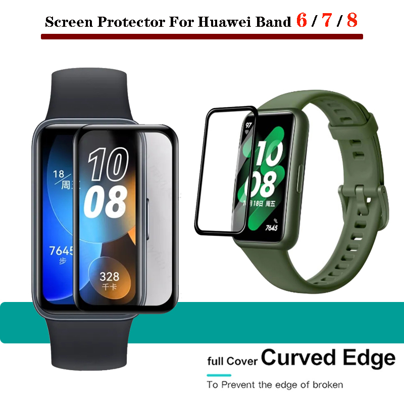 3/5 Pcs 3D PMMA Screen Protector Full Coverage for Huawei Band 9 / 8 ...