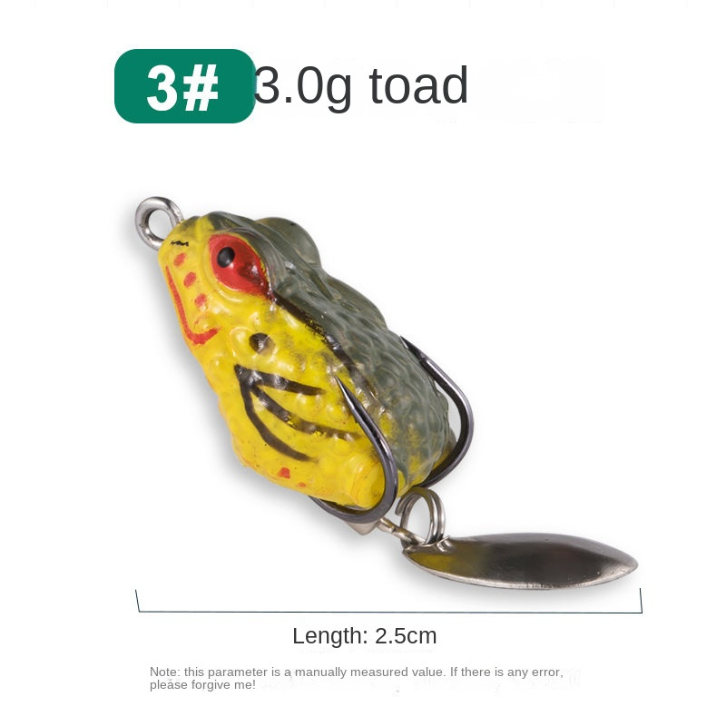Soft frog 3cm/3g Mini Frog Casting Lure Soft frog murah Frog Bait ...