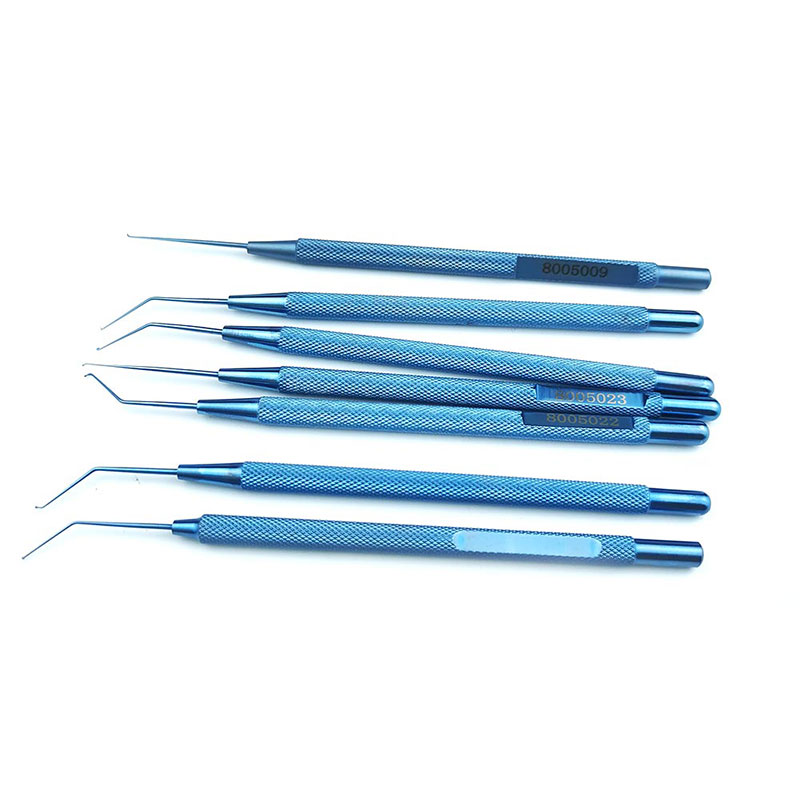 Titanium Akahoshi Nucleus Stainer/Manipulator and Kuglen Push Pull Hook ...