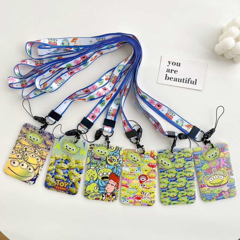 Dense Three Eyed Monster Toy Story Cartoon Lanyard with Card Holder ...