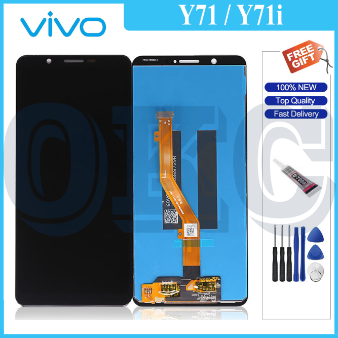 Original VIVO Y71 Y71i 1724 LCD with Frame Display Touch Screen Digitizer Full Set Assembly LCD ...