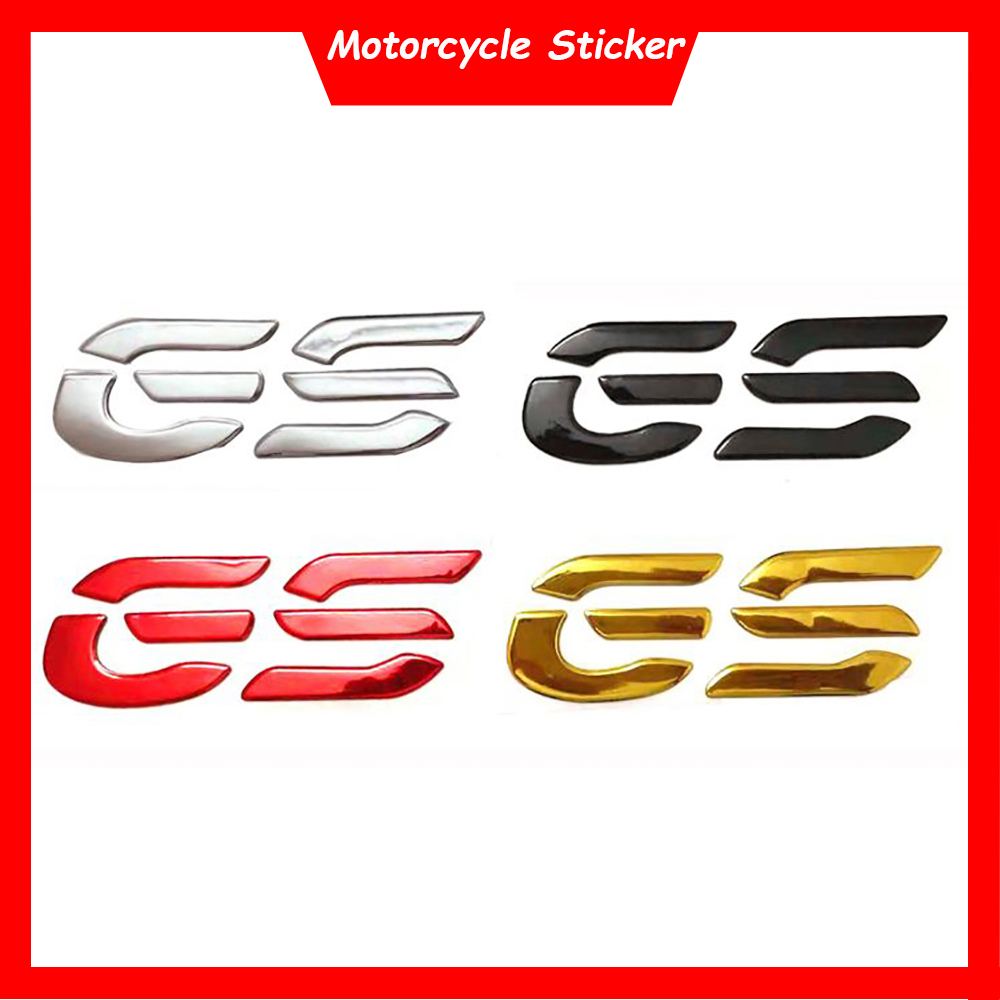 Motorcycle 3D Emblem Badge Decal "GS" Tank Wheel Sticker For BMW ...