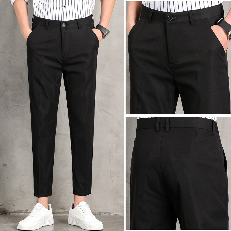 Seluar Slack Lelaki Formal Pants Elastic Pants Men Business Trousers ...