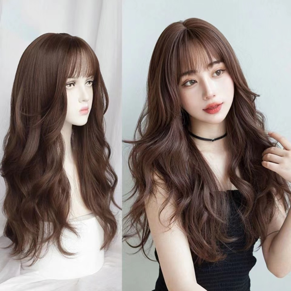 68cm Long Big Wave Cruls Wigs For Women Cosplay Lolita Full Head ...
