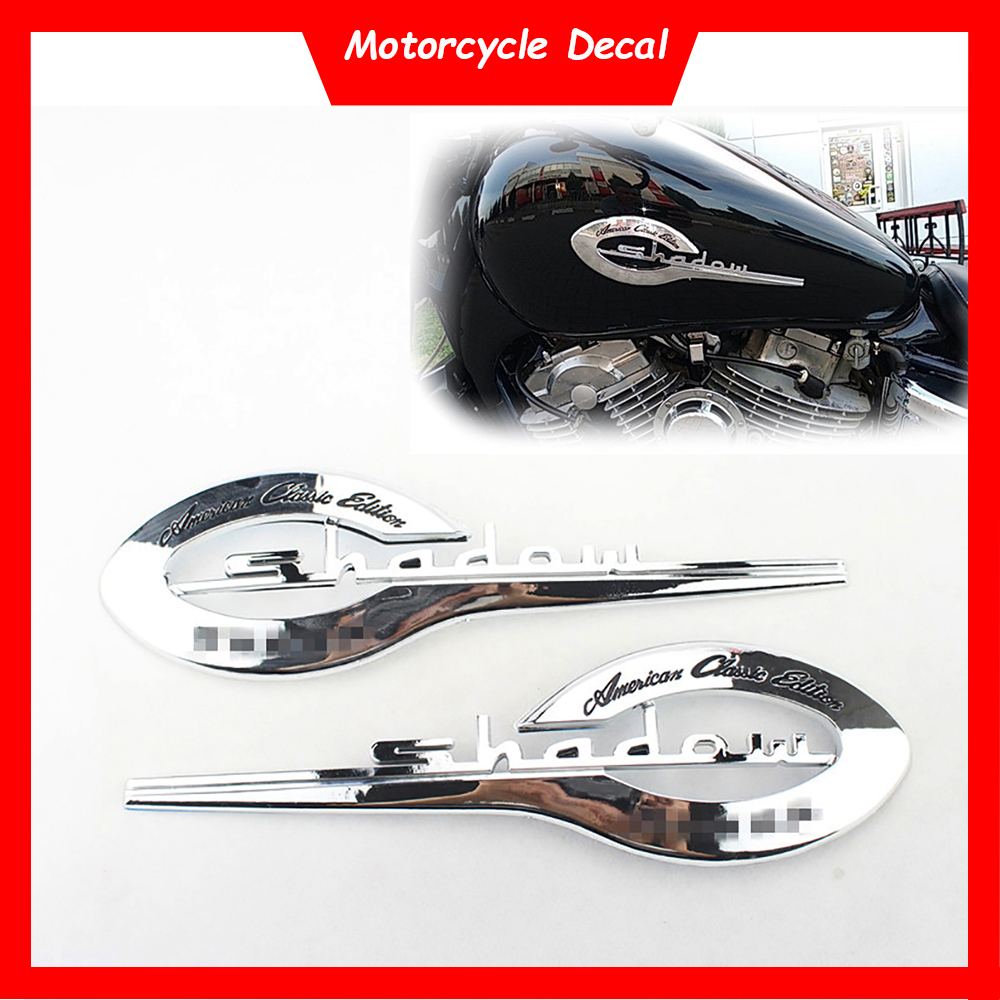 Motorcycle 3D Emblem Badge Decal Fuel Tank Sticker Shadow Tank Pad ...