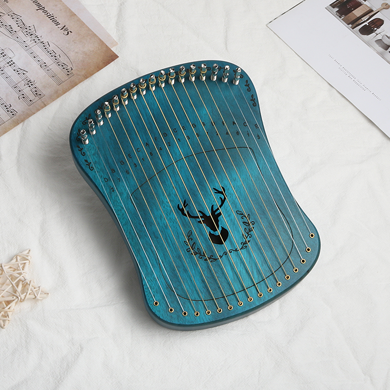 17 Strings Harpika Lyre Harp Easy to learn Musical Instrument | Shopee Malaysia