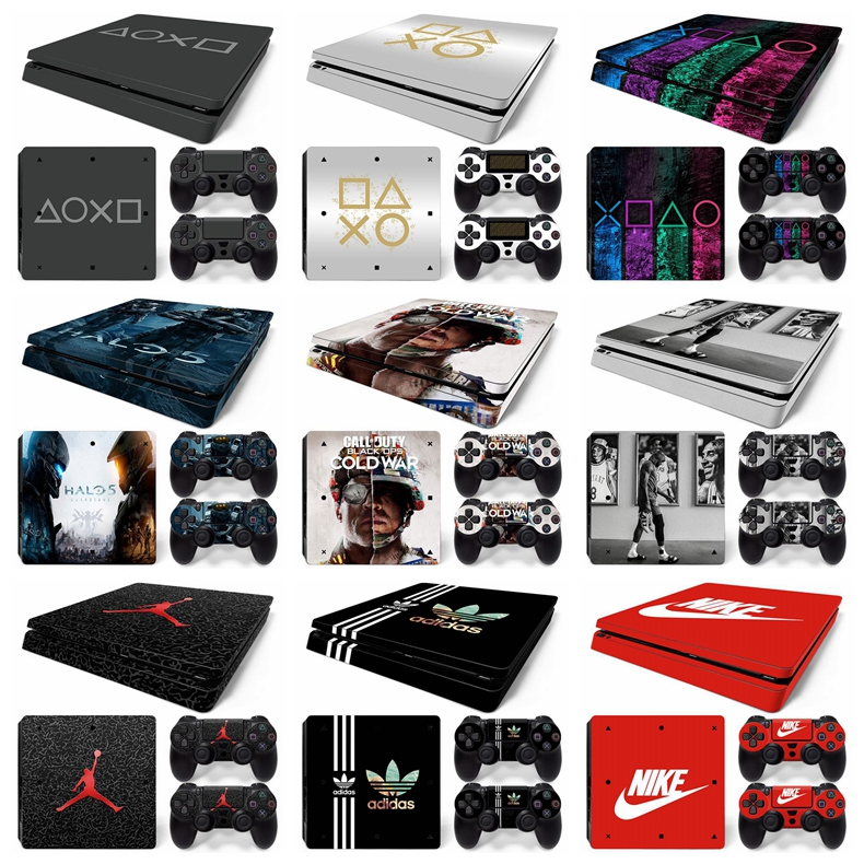 43 Colors PS4 Slim Console Skin Set Vinyl Decal Sticker for Playstation ...
