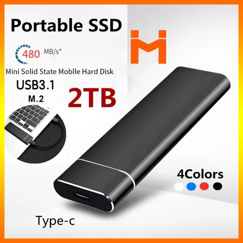 4TB 8TB 16TB 32TB Mini Portable Solid State Drive USB 3.0 SSD External ...