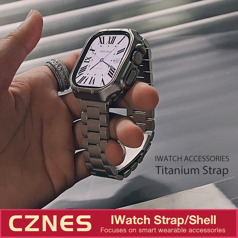 [Ready Stock] iWatch Strap Titanium Color Strap Original Color Strap ...