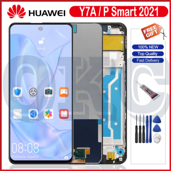 Original For Huawei Y7A LCD with Frame Display Touch Screen Digitizer ...