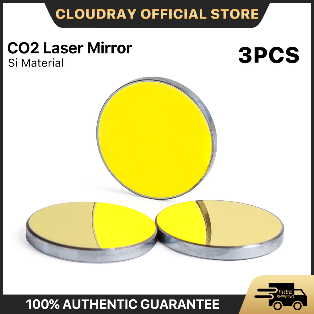 Cloudray Co2 Laser Si reflective Mirrors for Laser Engraver Gold-Plated ...