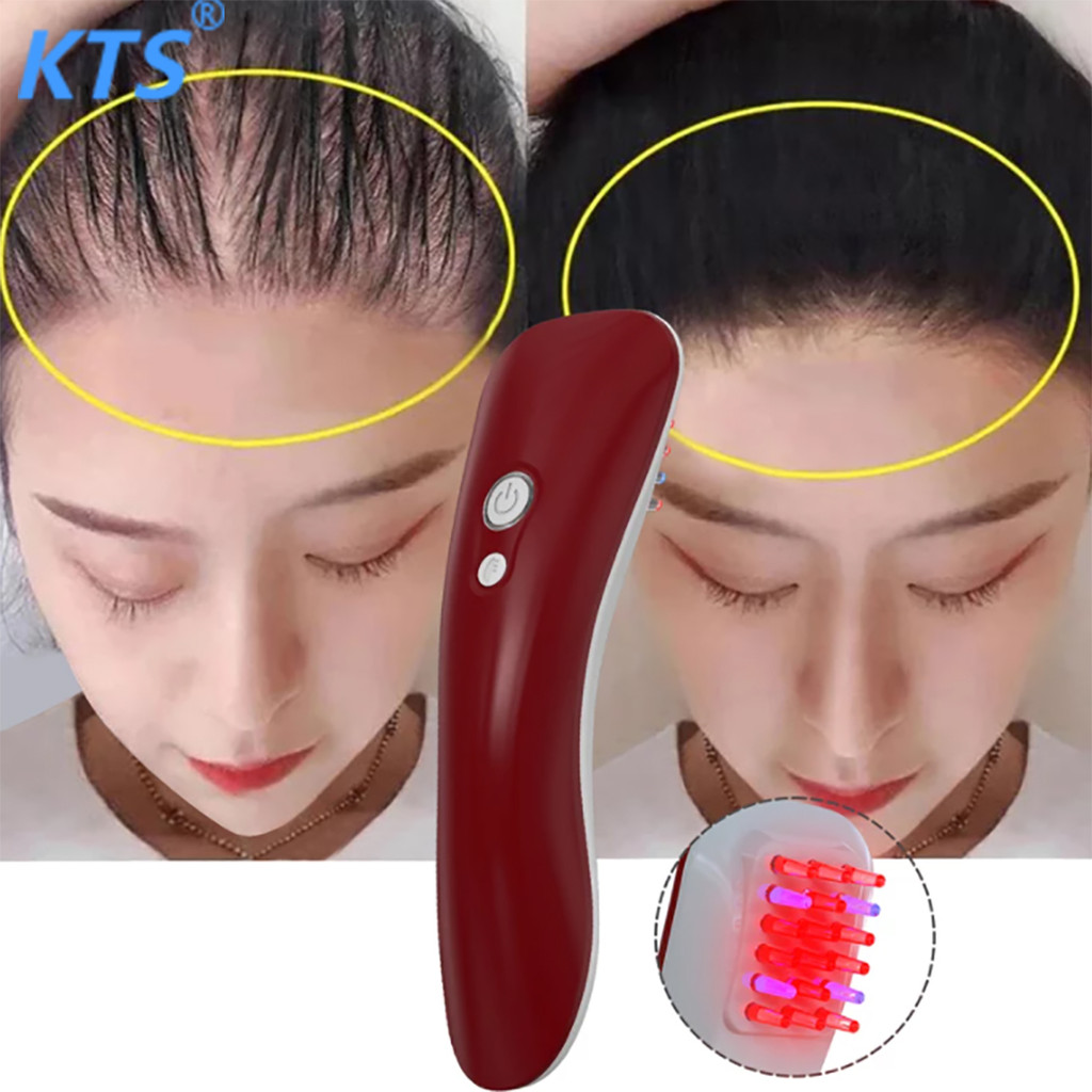 KTS Laser Hair Growth Comb Anti-hair Loss Treatment Comb Infrared Radio ...