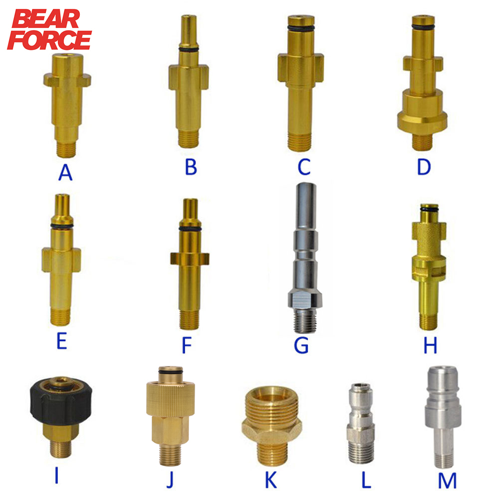 BEAR FORCE Pressure Washer Gun Lance Bayonet Adapter Snow Foam Lance ...